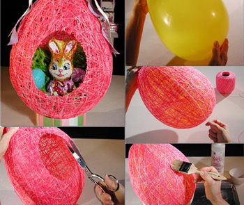 How to Make String Easter Baskets – DIY Scoop