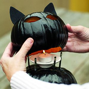 DIY Cool Black Cat Jack-O-Lantern – DIY Scoop